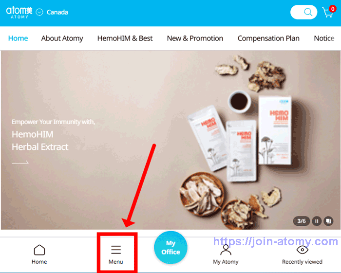 Atomy Canada_Mobile- Membership Registration Guide - Join Atomy