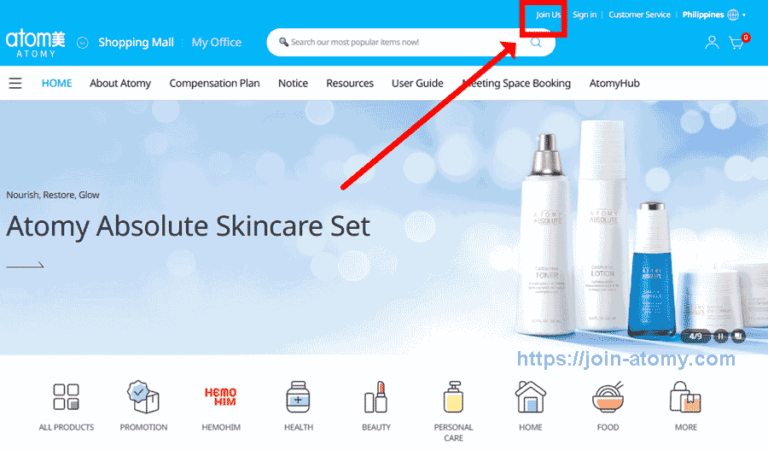 Join Atomy Philippines - Membership & Products